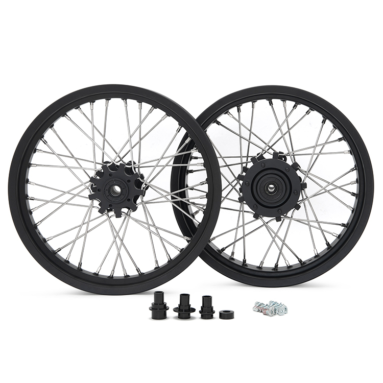 Motorcycle Spoke Wheel Rims Set For Husqvarna Svartpilen 401 / KTM Duke ...