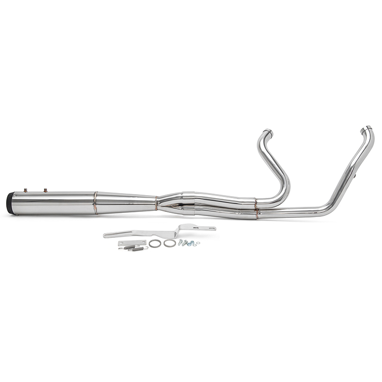 Motorcycle 2 Into 1 Exhaust Muffler Pipe For Harley-Davidson Milwaukee ...